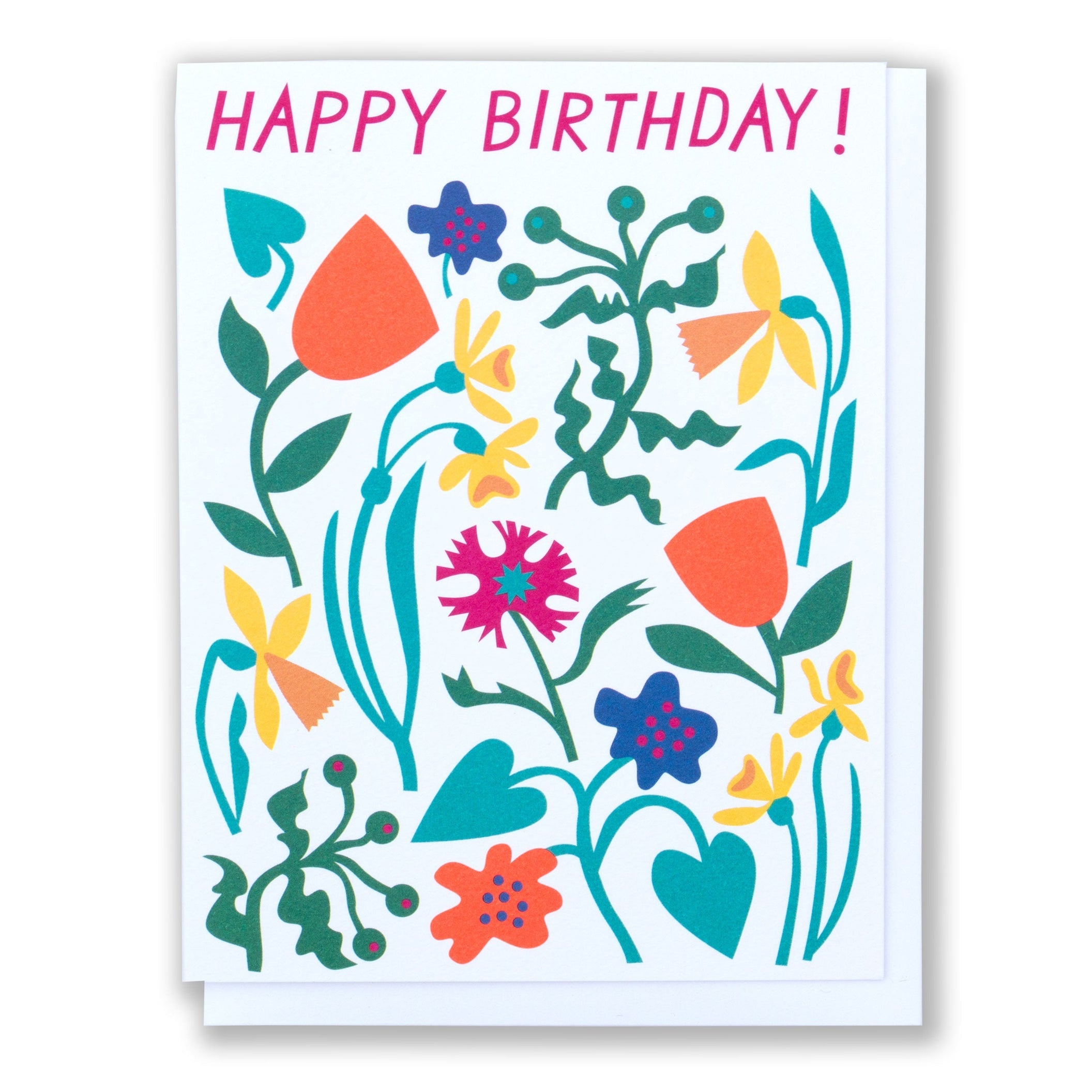 Mod Flowers Card by Banquet Workshop / A. CHENG