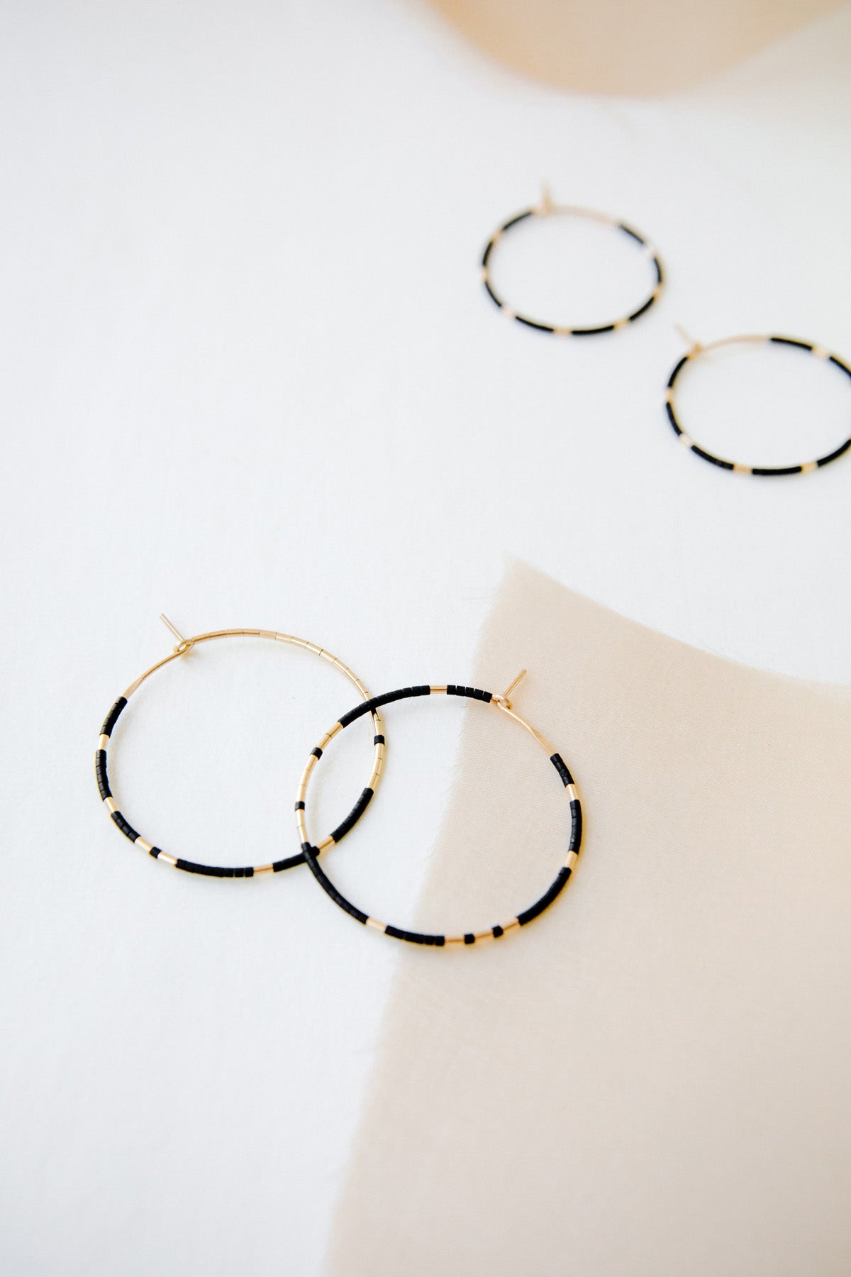 Pan Earrings - Ink by Abacus Row / A. CHENG